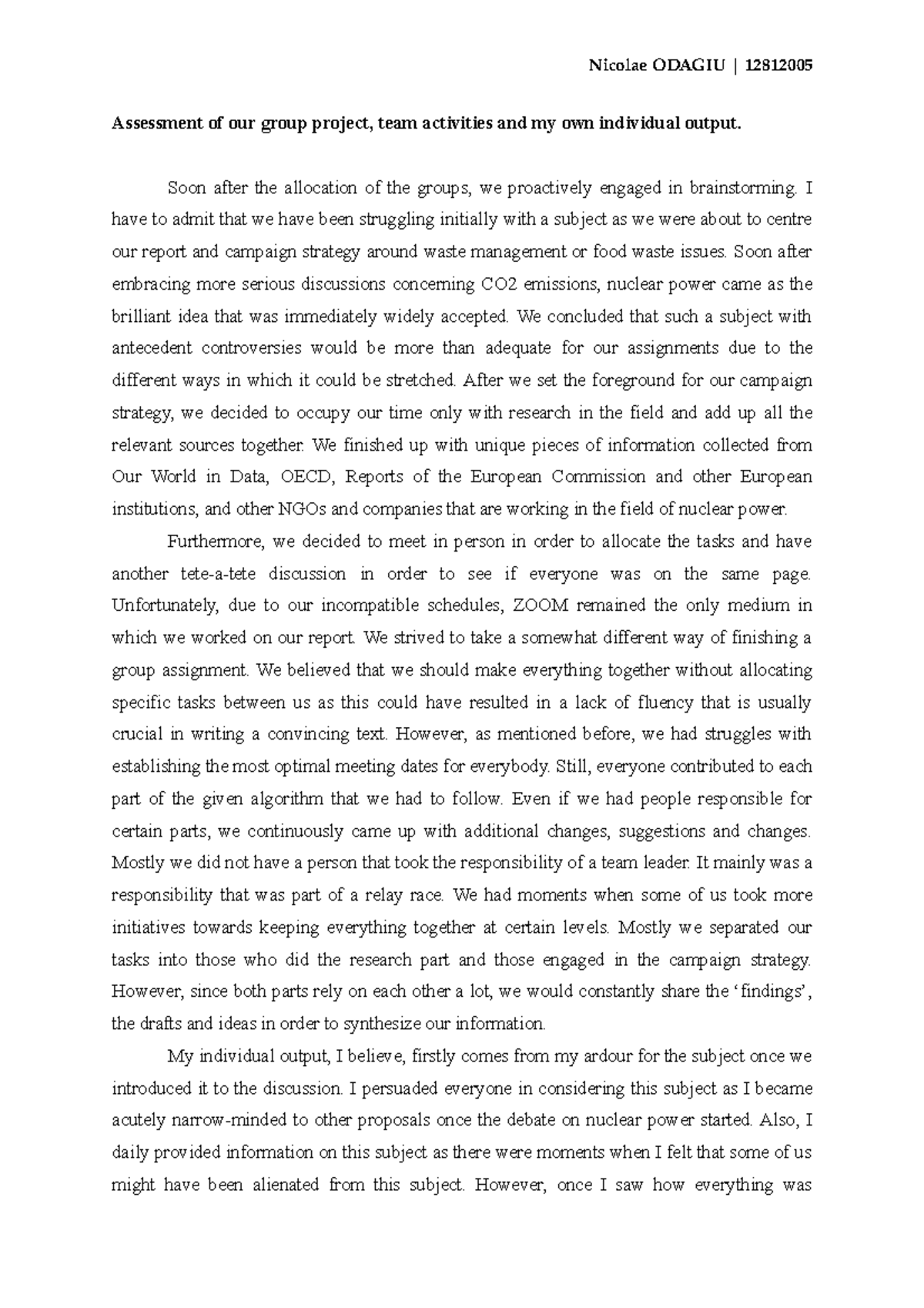 Final Conclusions hhjjj - The Other Europe - UvA - Studeersnel