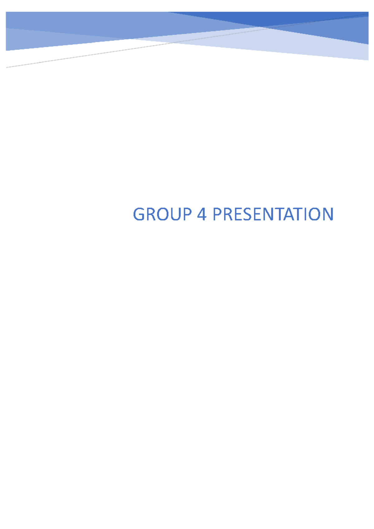Real time sytem presentation - GROUP 4 PRESENTATION A real-time ...