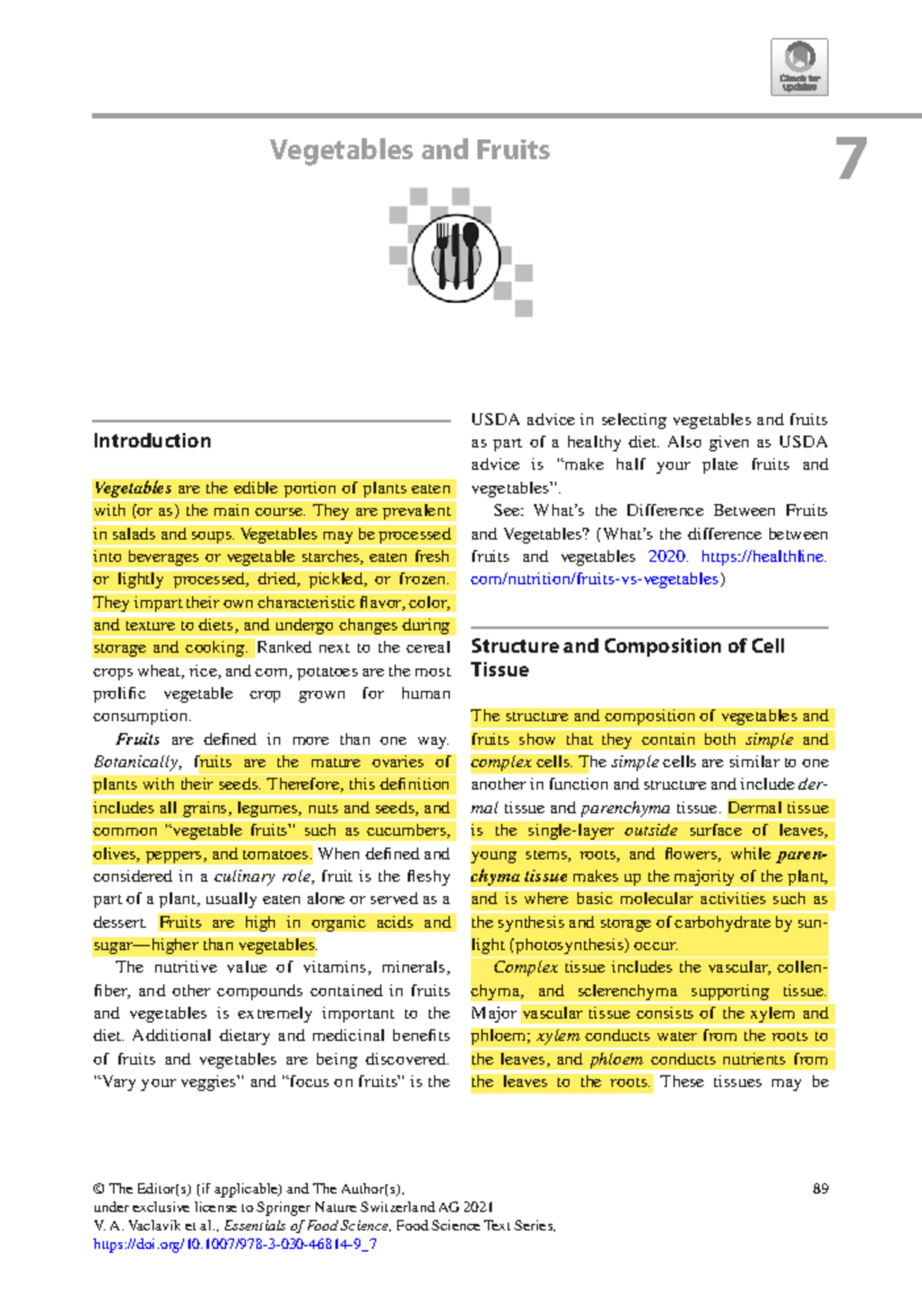 Essentials of Food Science (Vickie Vaclavik, Elizabeth W. Christian etc ...