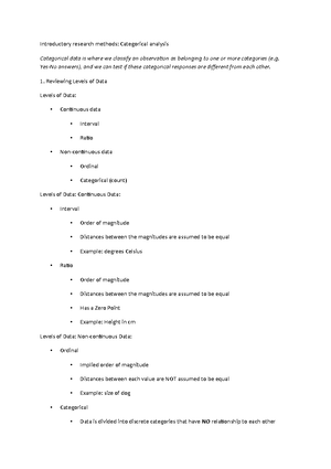 Introduction to research methods Regression - Introduction to research ...