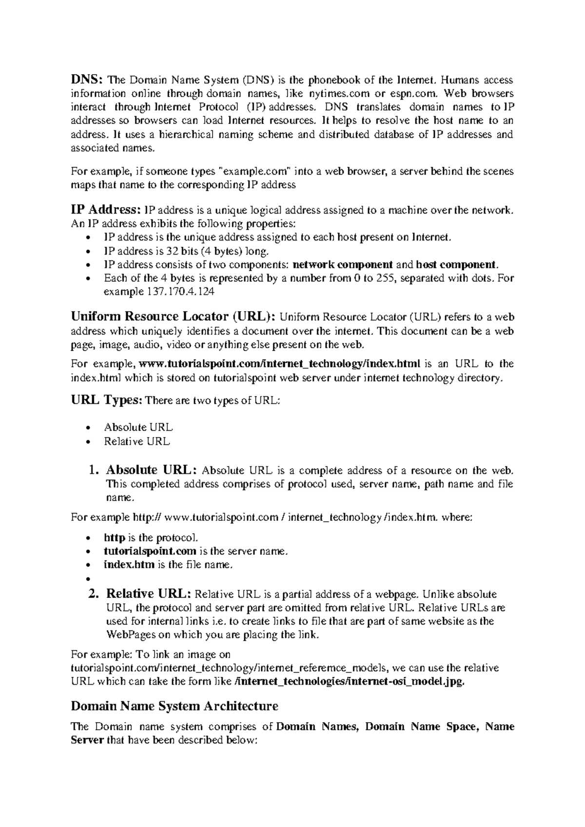Unit-3 - NOTES - DNS: The Domain Name System (DNS) is the phonebook of ...