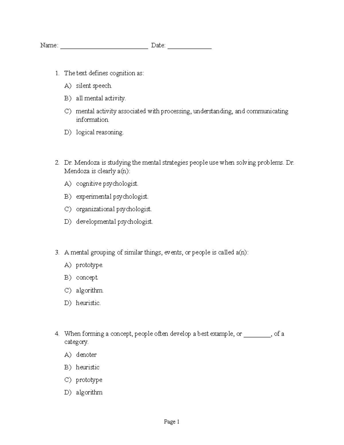 Sample/practice exam 2017, questions and answers - Name ...