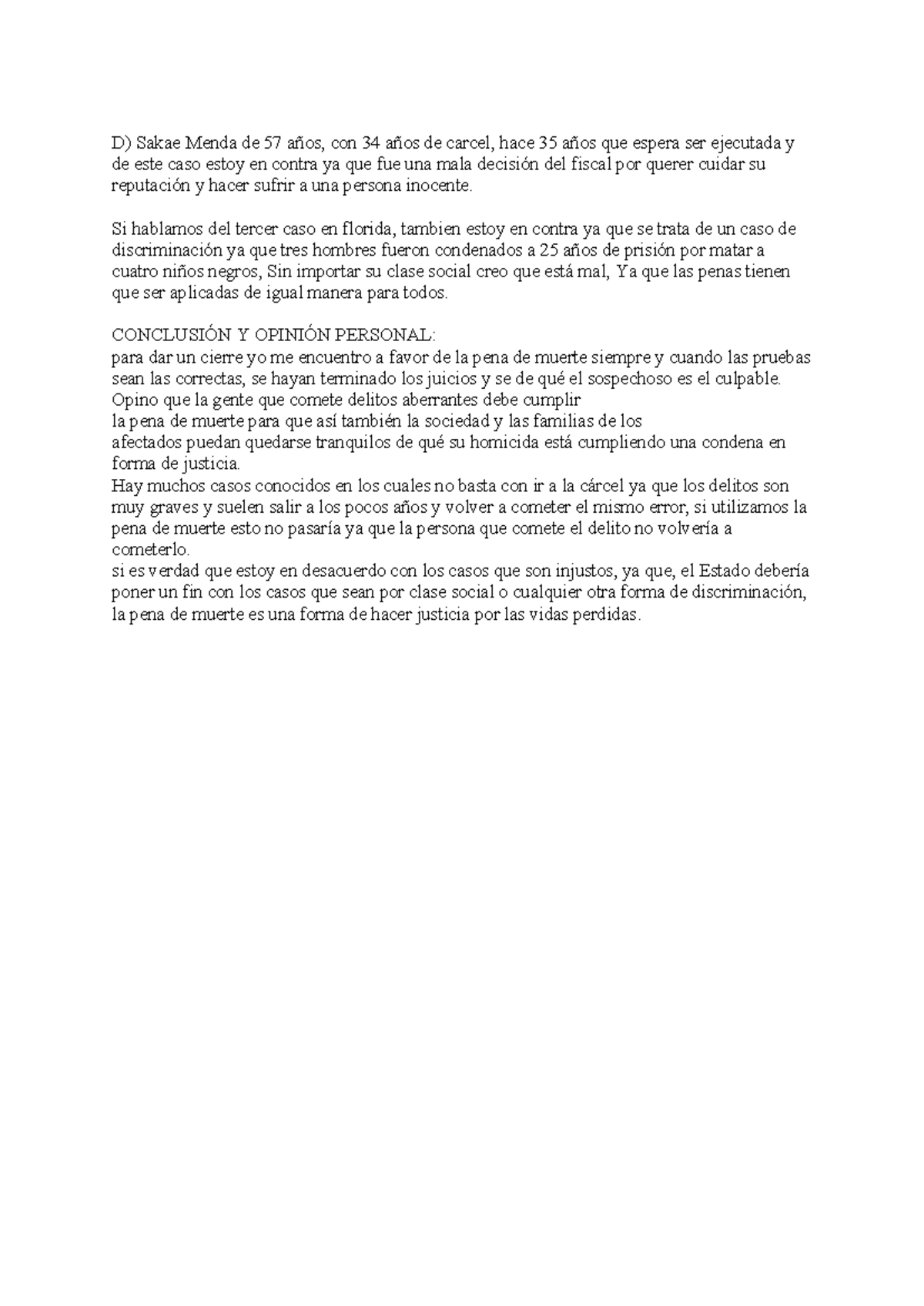 Documento sin título - jJsja - D) Sakae Menda de 57 años, con 34 años ...