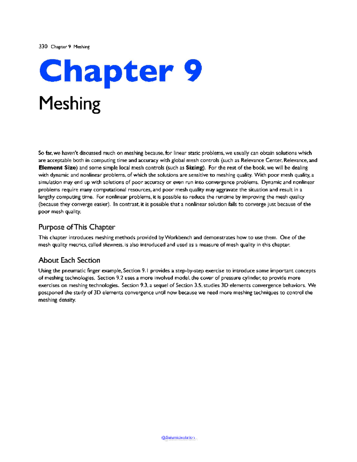 Chapter 9 - hhh - 330 Chapter 9 Meshing Chapter 9 Meshing So far, we haven't discussed much on ...