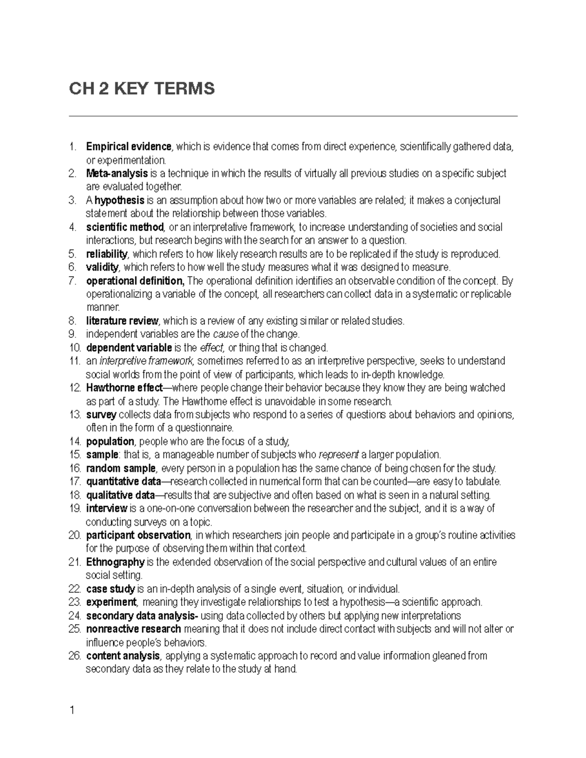 CH 2 Key Terms CH 2 KEY TERMS Empirical Evidence Which Is Evidence ch-2-key-terms-ch-2-key-terms-empirical-evidence-which-is-evidence