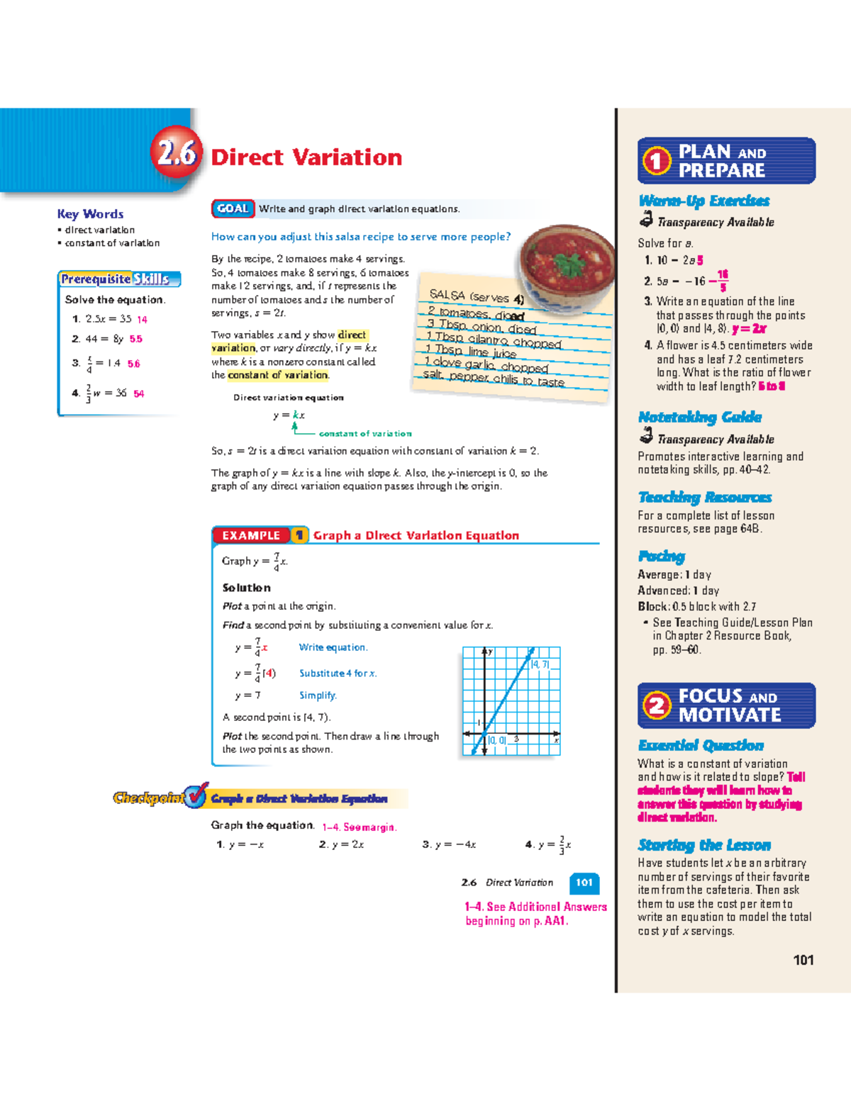 Direct Varaition 1 - Notes - - Studocu