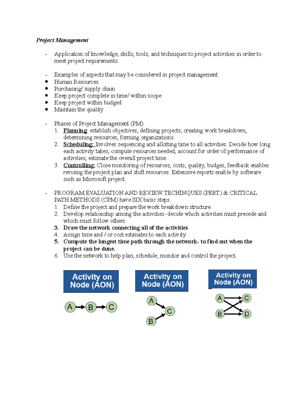 EXAM 2- Study - Dr. Miao Bai - Project Management Application of ...
