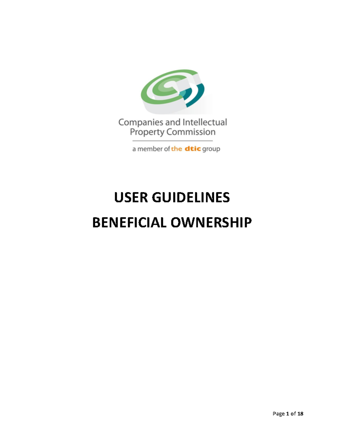 USER Guidelines BO Legislative Requirements - USER GUIDELINES ...