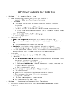 Linux+Essentials+Study+Guide+(Udemy) - 1 Introduction Welcome o Five ...