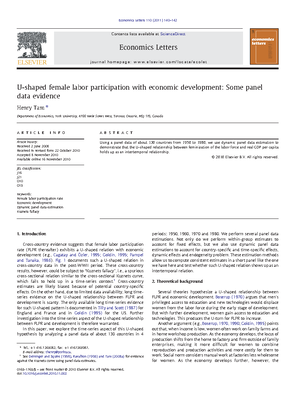 Exercises 4 - Econometrics I - Warning: TT: undefined function: 32 ECON3009 Econometrics I ...