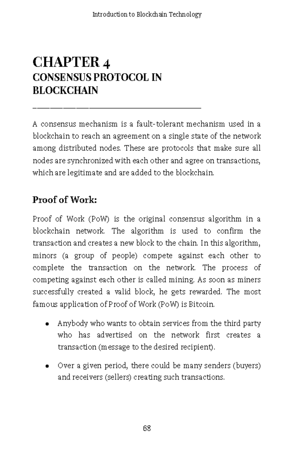 Consensus Protocol In Blockchain Chapter 4 Consensus Protocol In