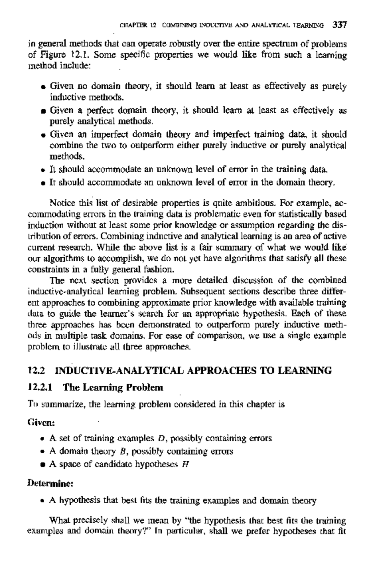 6. Inductive Analytical Approaches - CHAF'TER 12 COMBINING INDUCTIVE ...