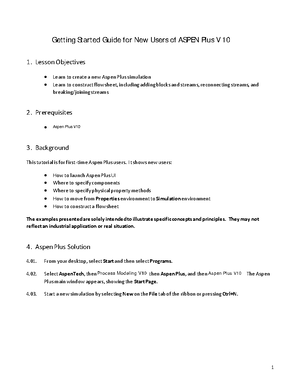 Ammonia Production- Recycle tutorial using Aspen plus - Ammonia ...