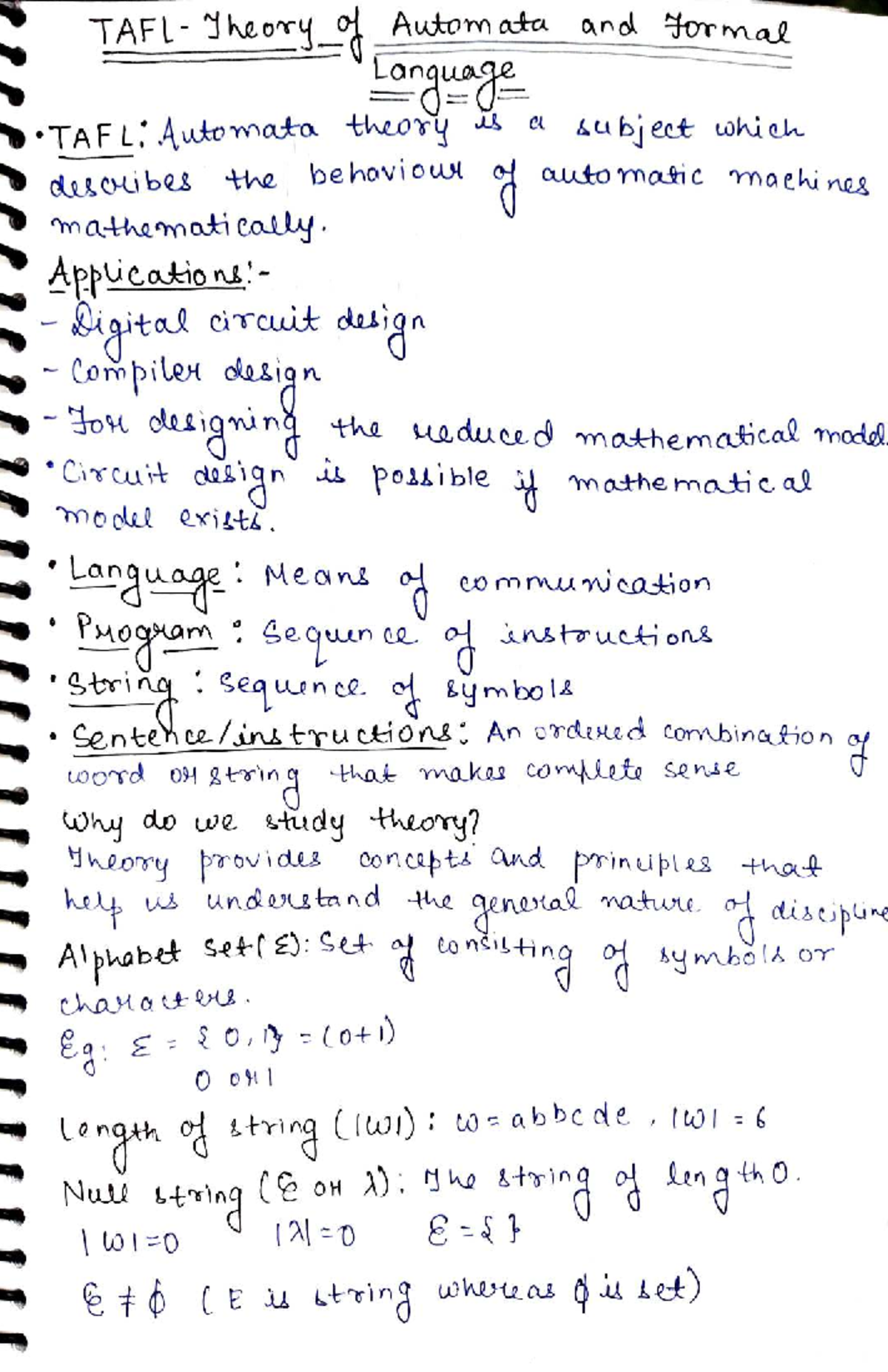 T a f l theory of automAta - TAFL Jhheory Autom ata and Forma Lanquae d ...