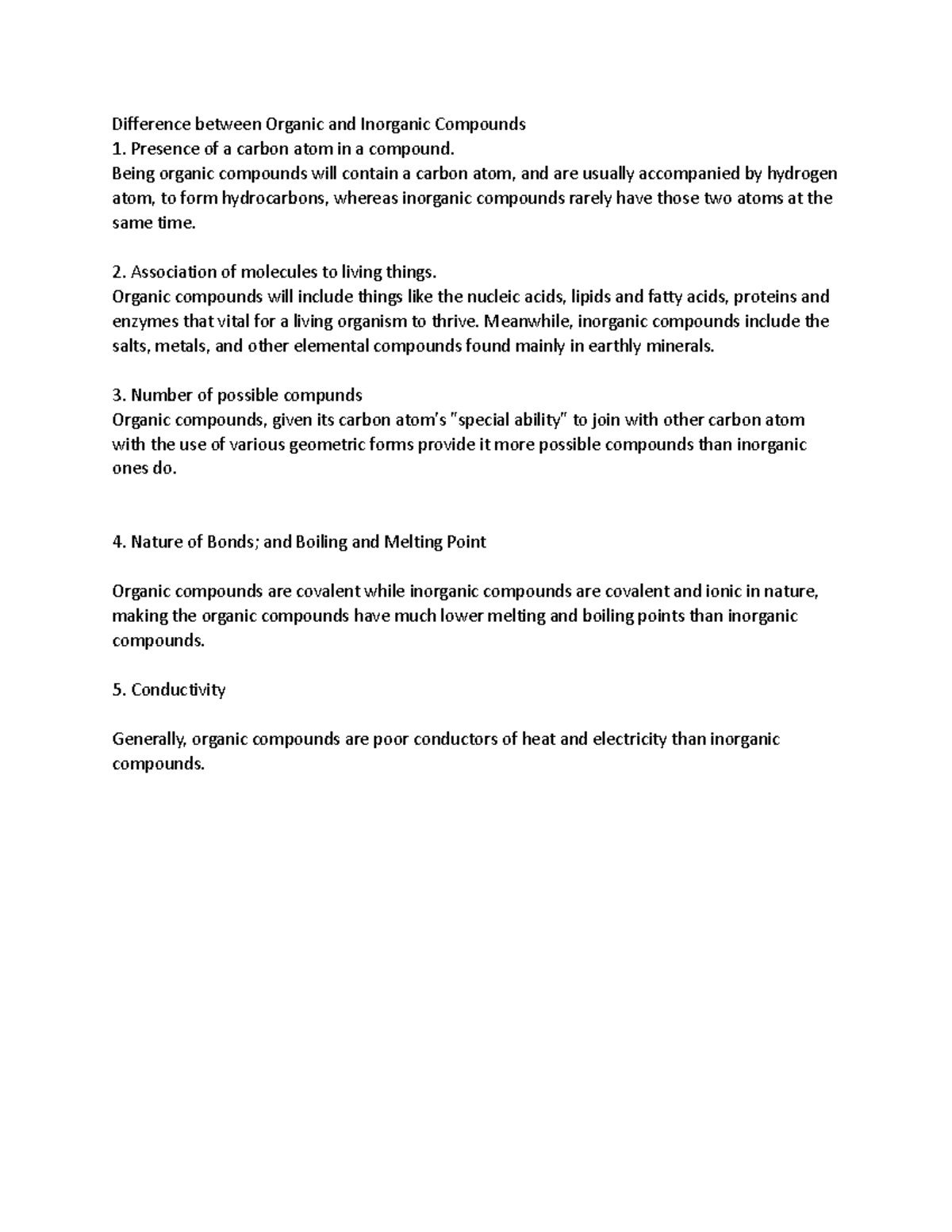 PHIL LIT wedding dance - Literature - Difference between Organic and ...