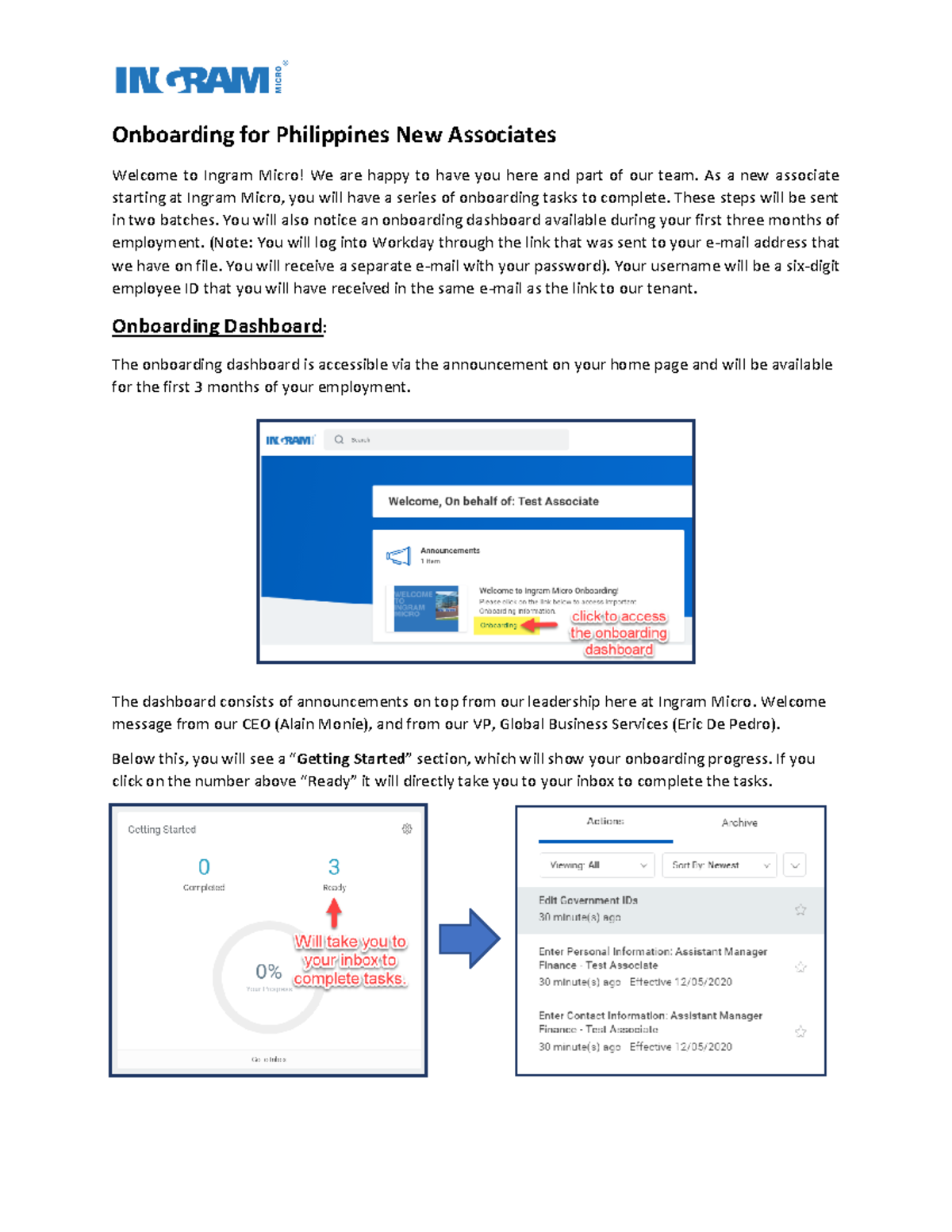 Workday Onboarding User Guide - Onboarding for Philippines New ...