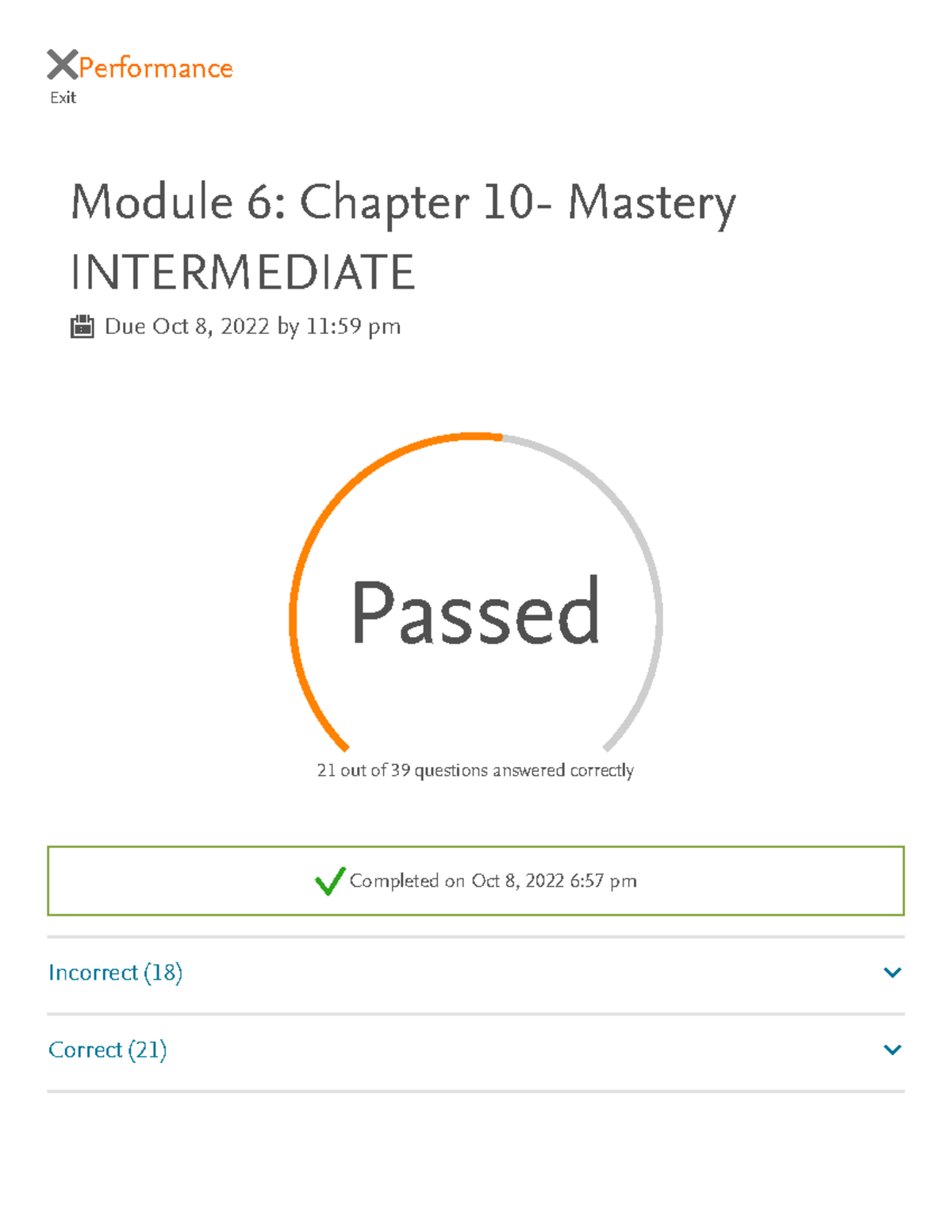 Eaqs 3 2 - Eaqs - Exit Performance Module 6: Chapter 10- Mastery ...