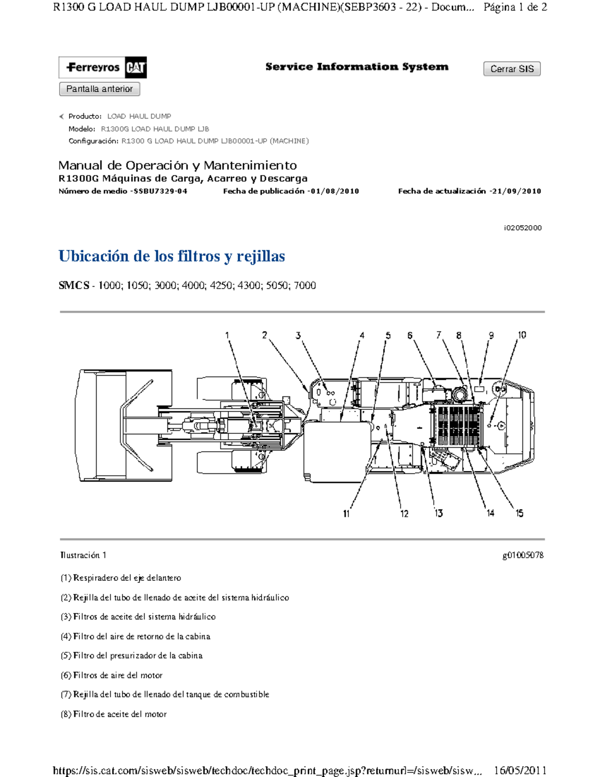 MANUAL DE R1300G - Cerrar SIS Pantalla anterior - Studocu