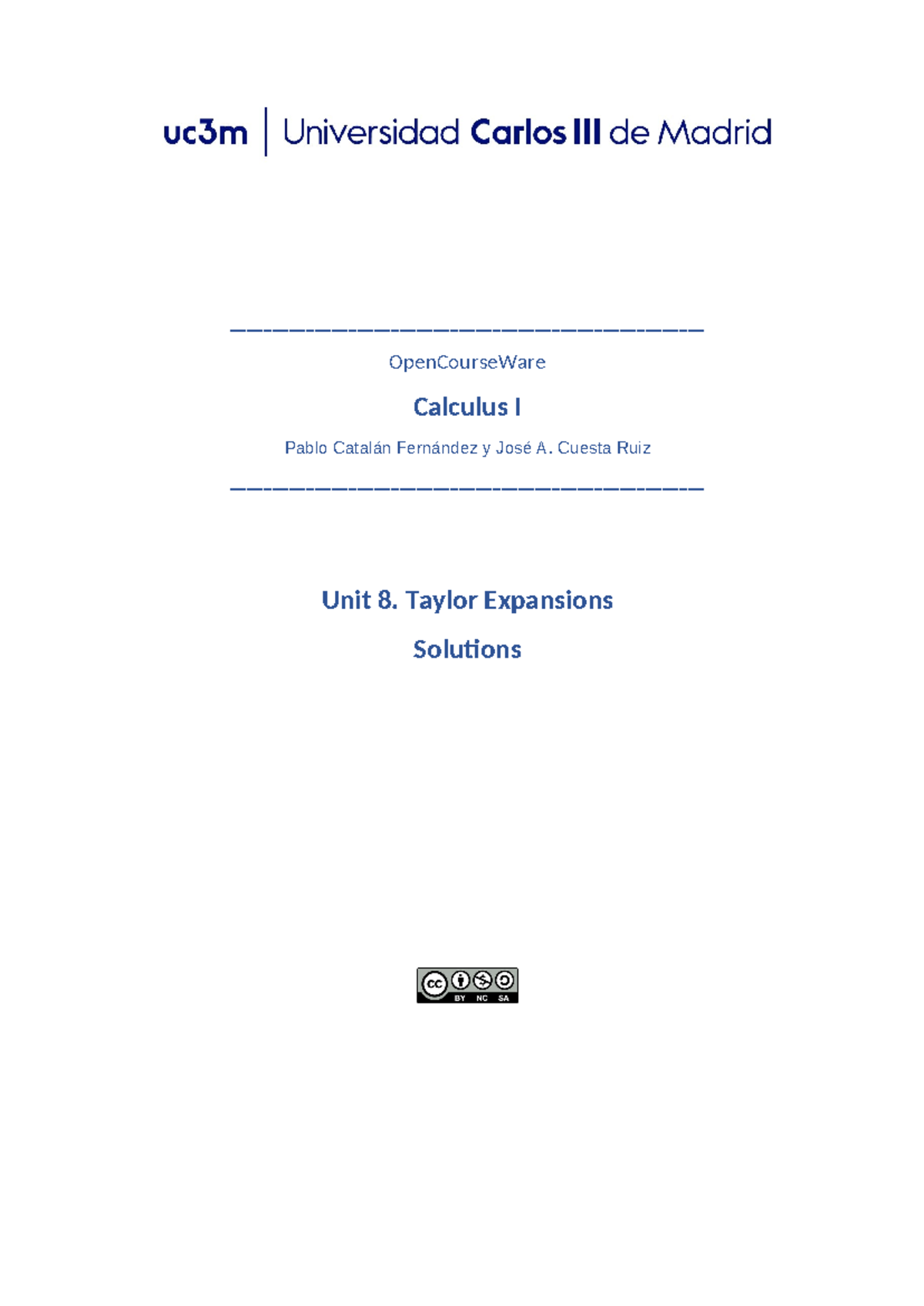 Calculus 1 unit8 solutions ...