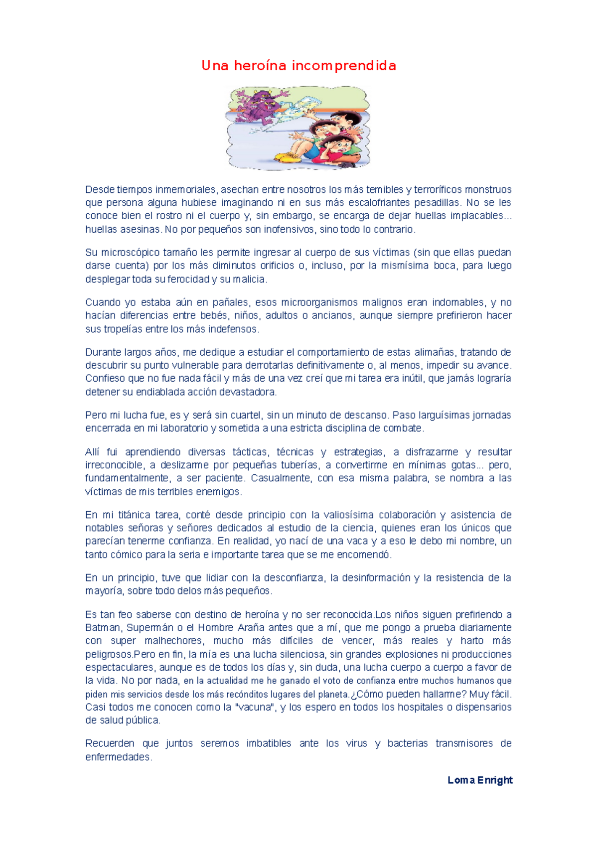 Ficha UNA Heroina Incomprendida - Una heroína incomprendida Desde ...