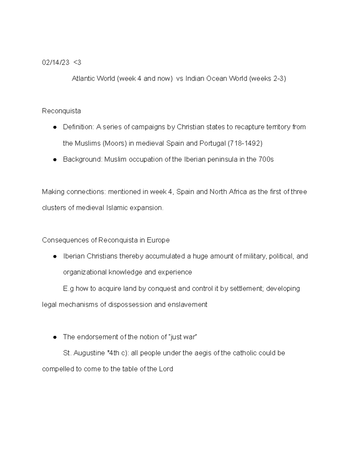 History 2b #5 - 02/14/23