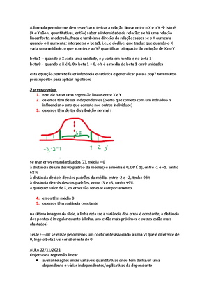 Estatística E Análise DE Dados III - ESTATÍSTICA E ANÁLISE DE DADOS III ...