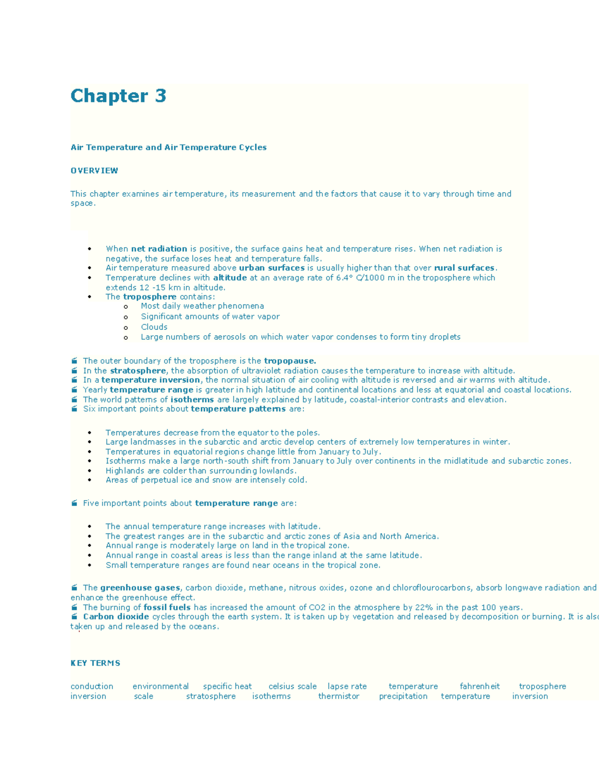 Air Temperature - When net radiation is positive, the surface gains ...
