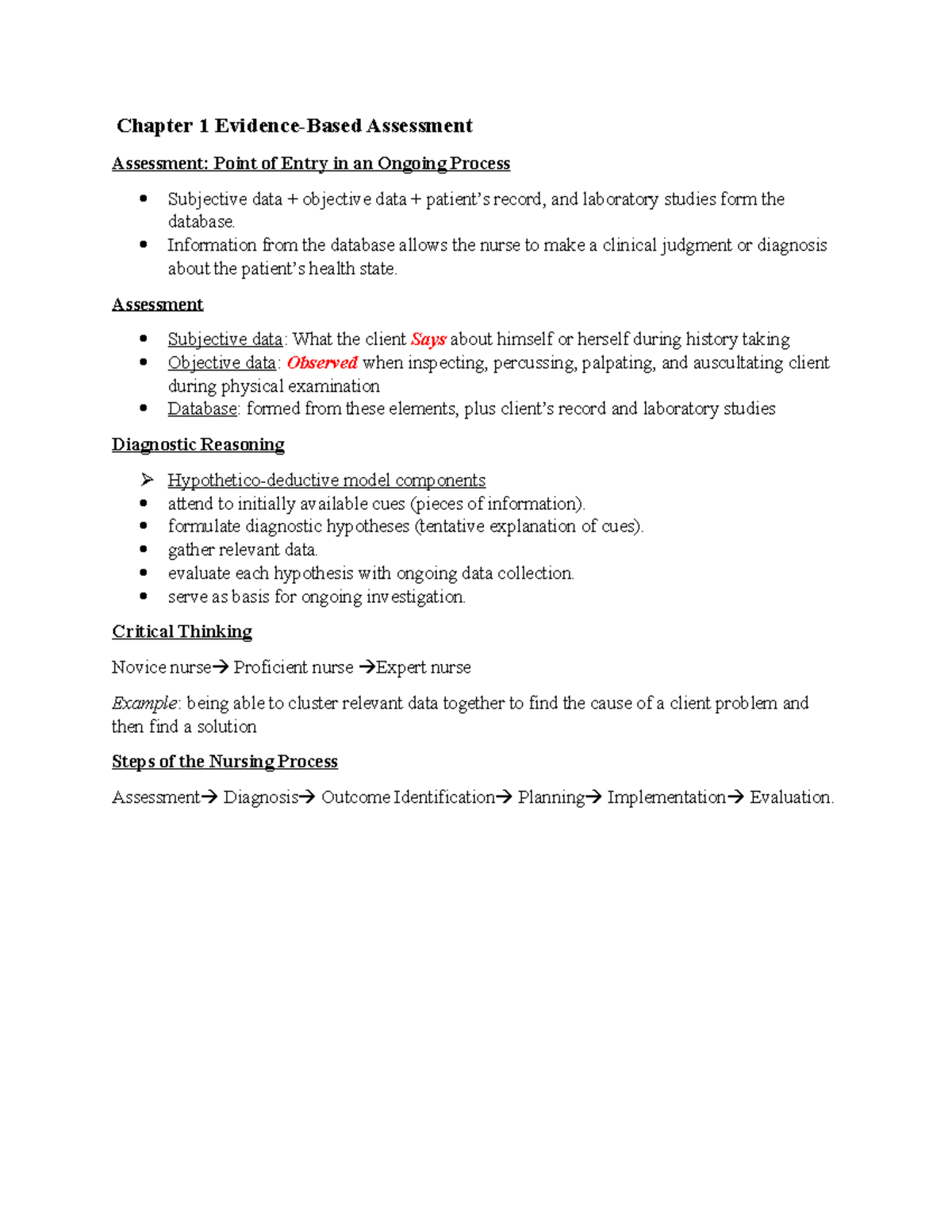 Chapter 1 Evidence-Based Assessment - Chapter 1 Evidence-Based ...