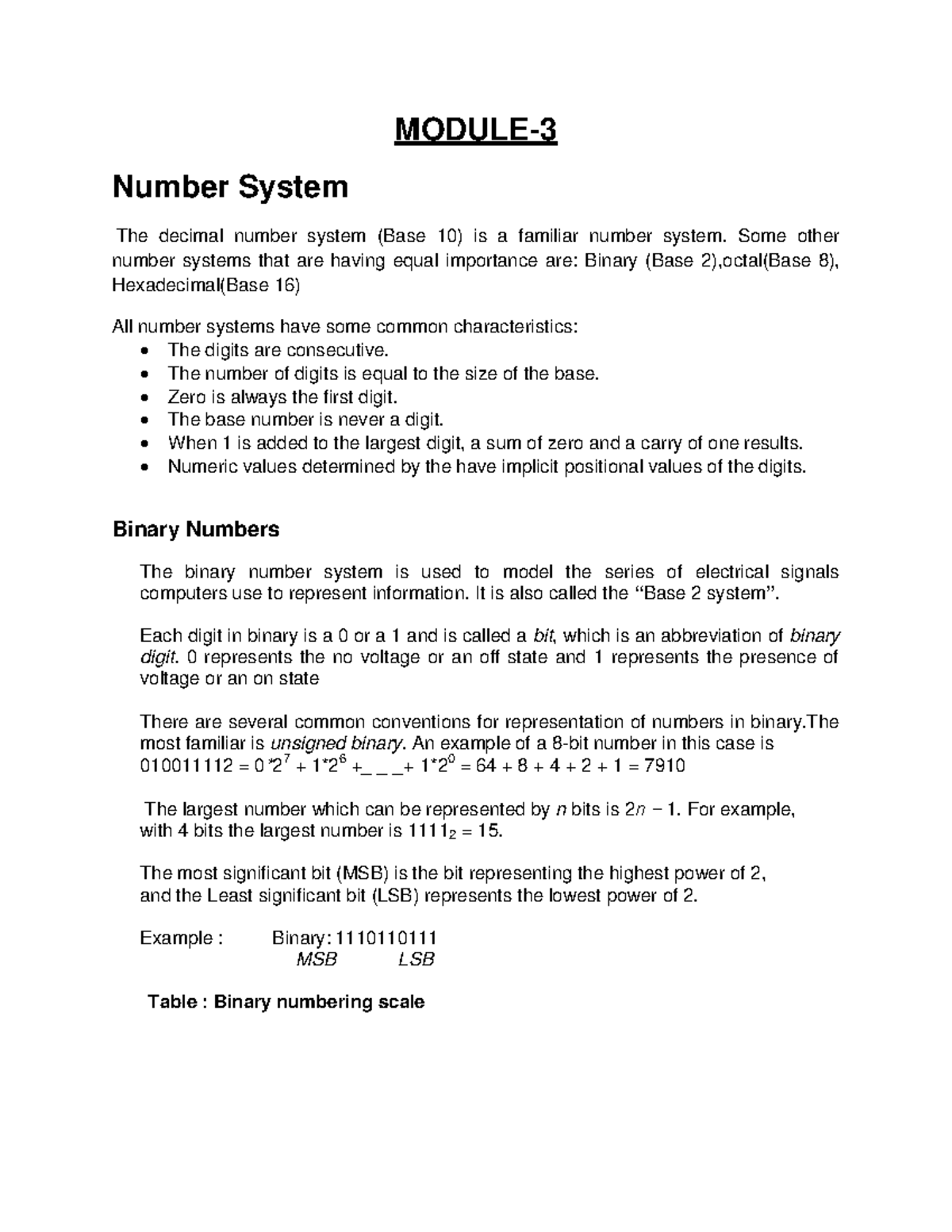 Module 3 - Lecture notes Basics of Electronics Engineering - MODULE ...