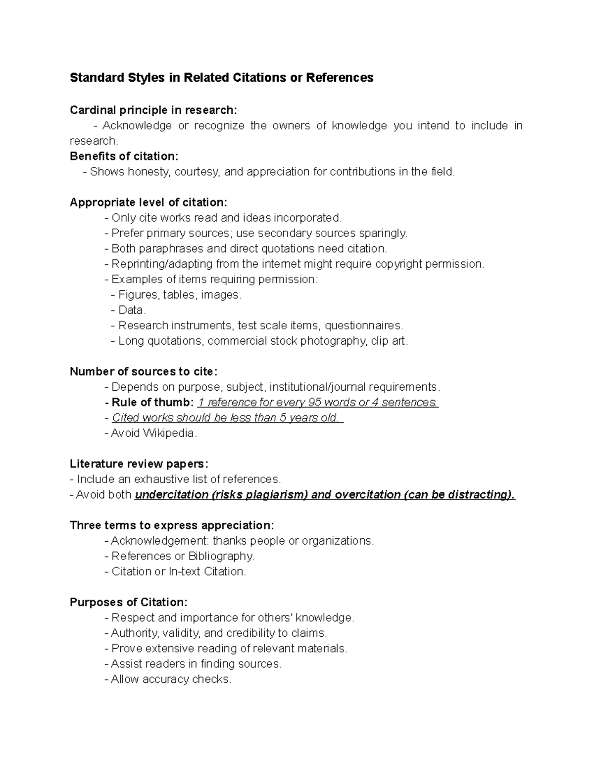 Document-1 - Practicsal Research Reviewer Chapter 2 - Standard Styles ...