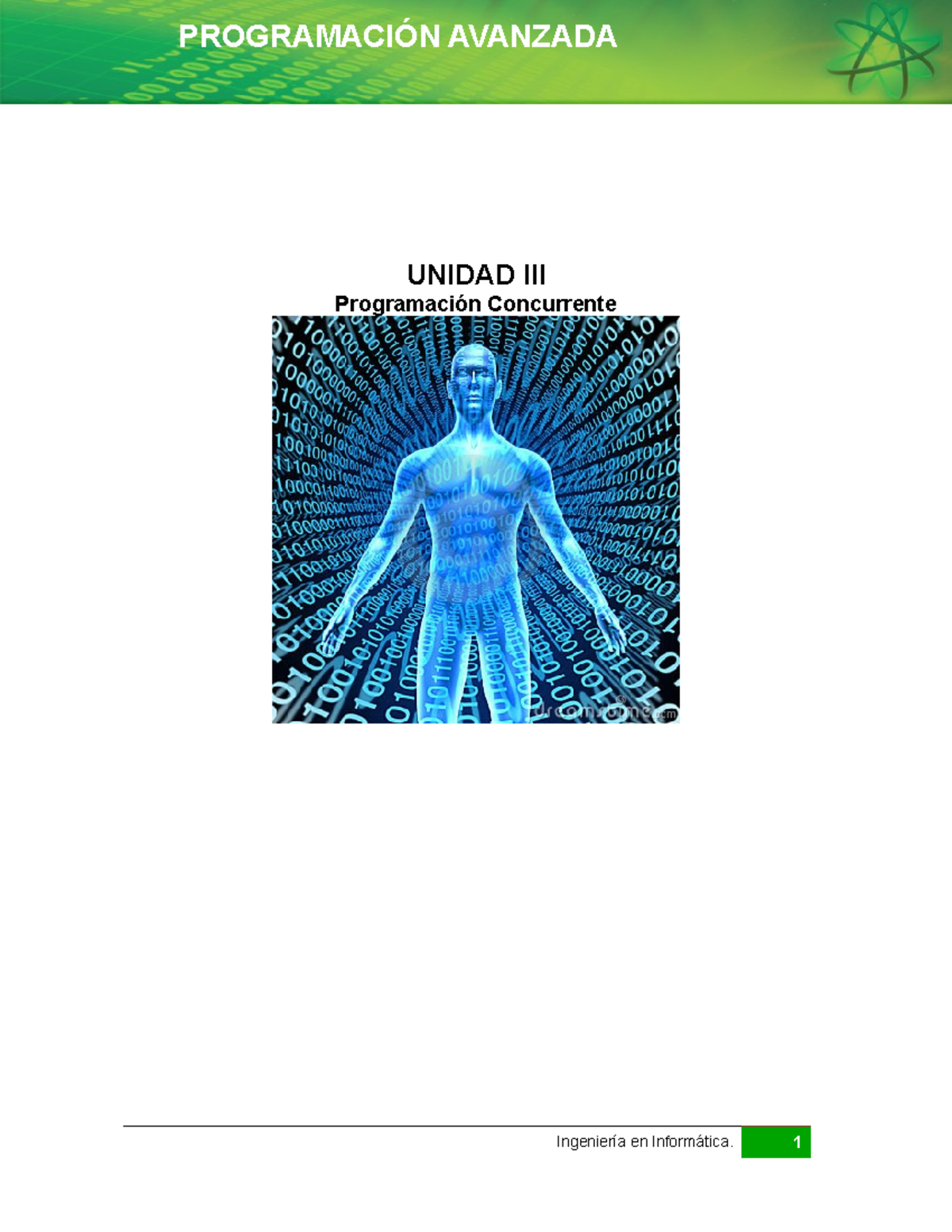 Unidad 3 Programación Concurrente - UNIDAD III Programación Concurrente UNIDAD III, Programación ...