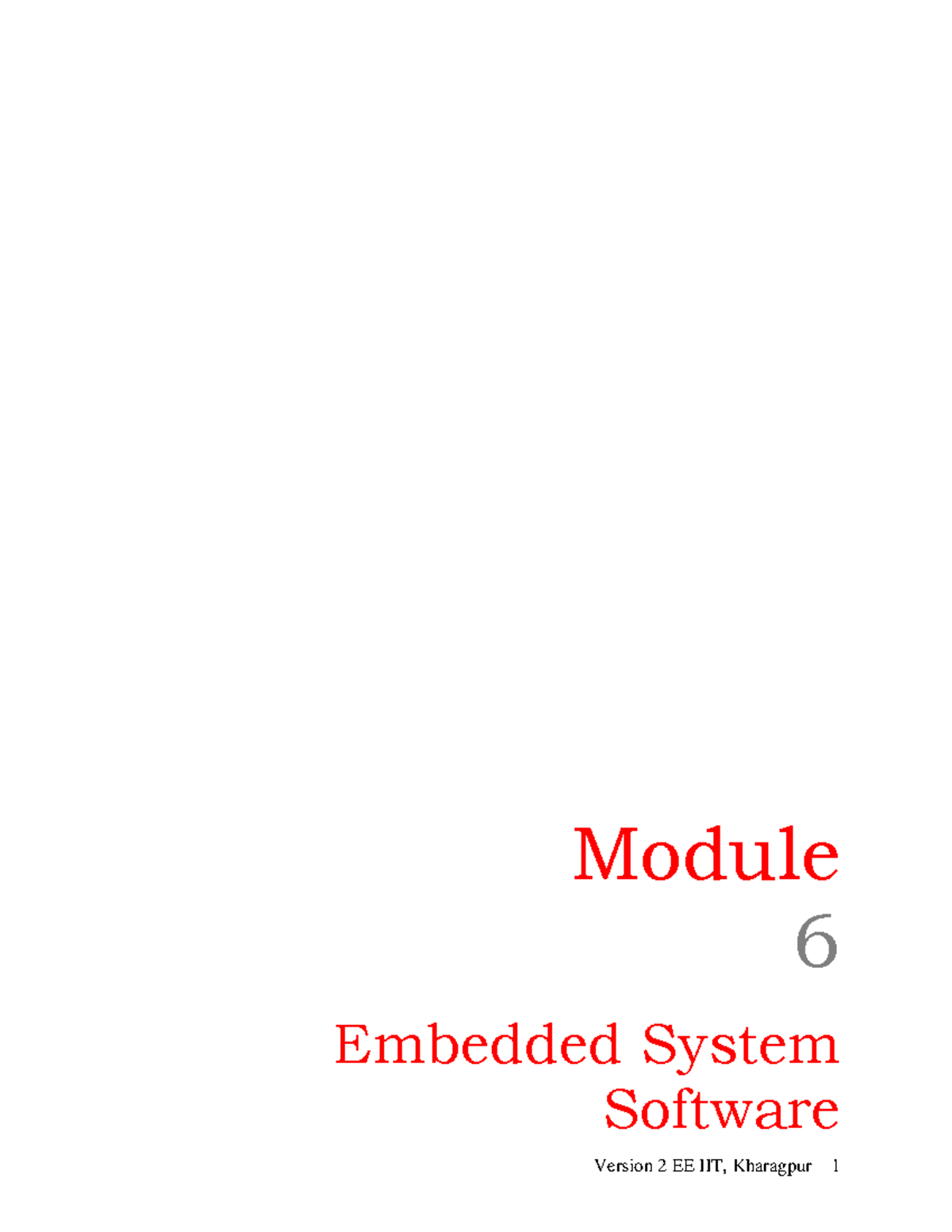 Real time operarting systems - Module 6 Embedded System Software Lesson ...