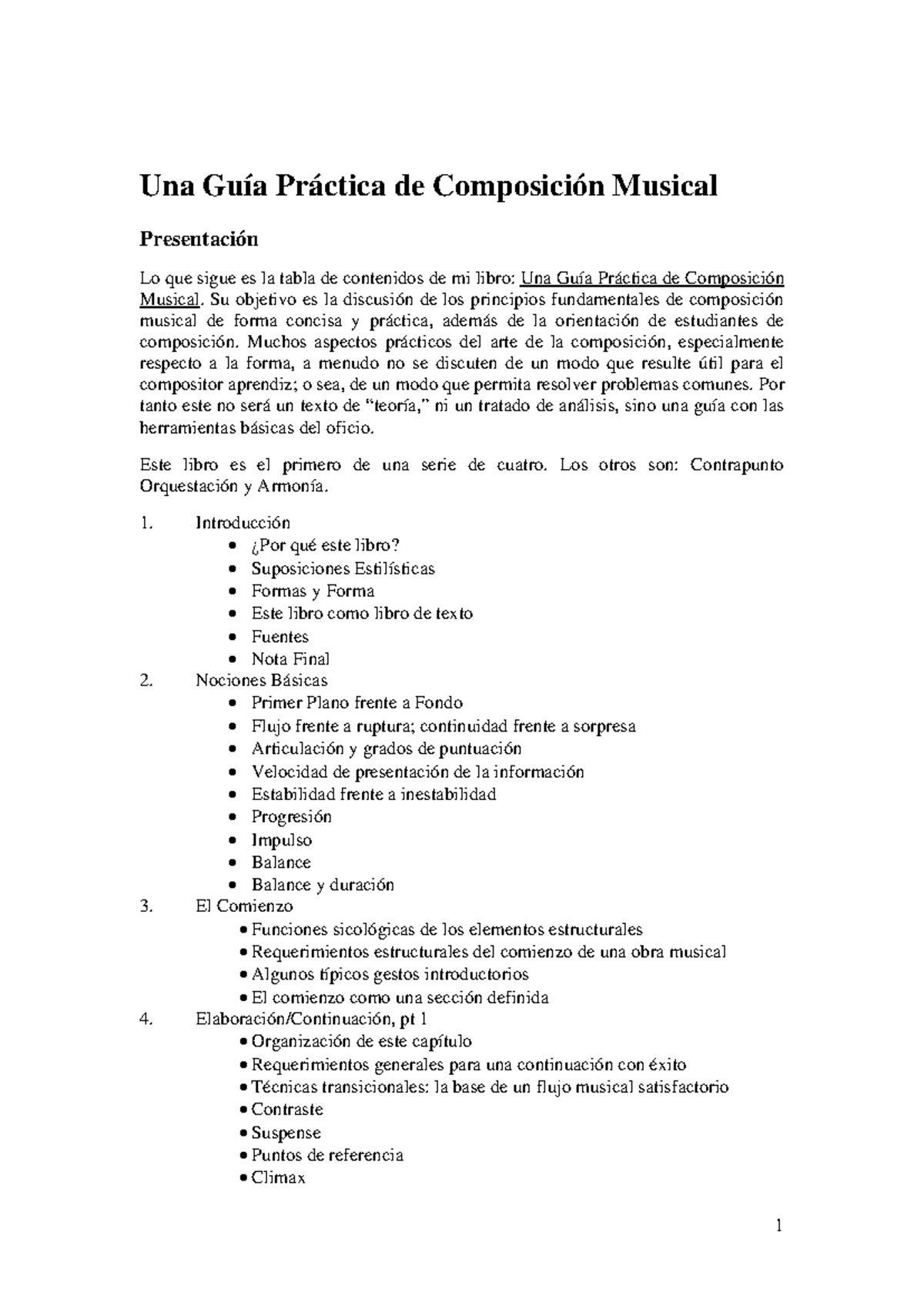 Una Guía Práctica De Composición Musical.pdf · versión 1 - Una Guía ...