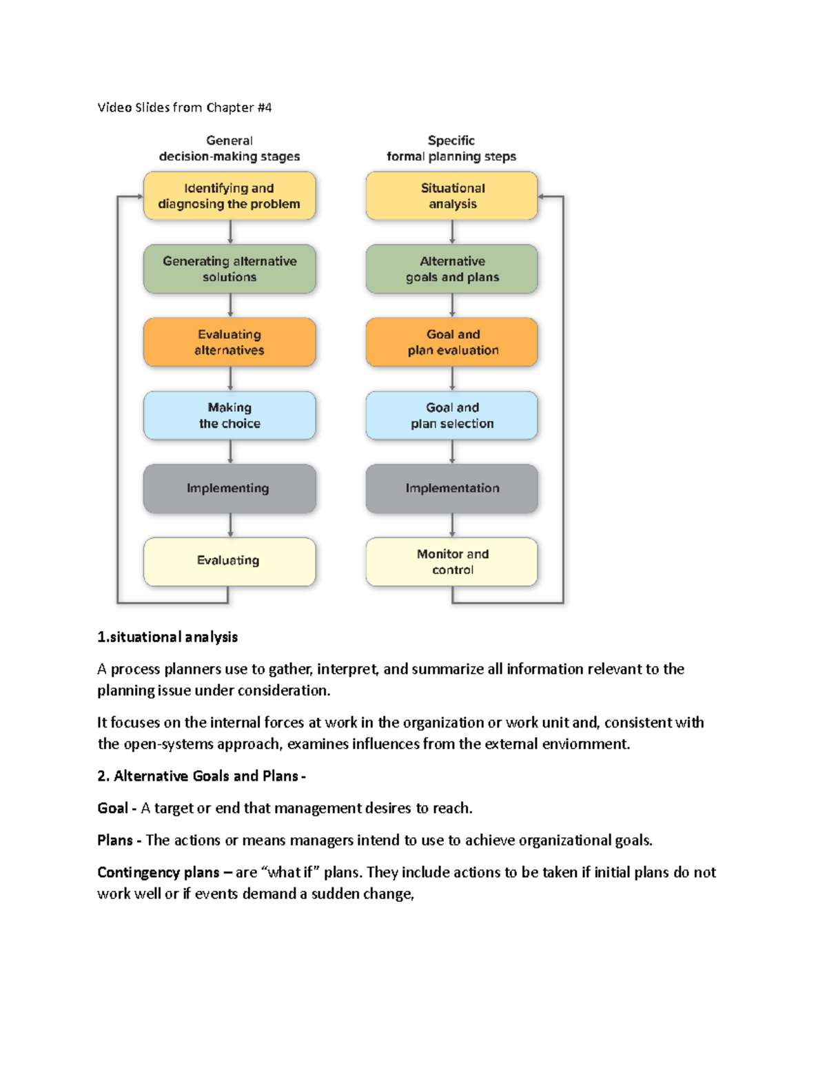 C483 Principles of Management Notes - Video Slides from Chapter 1 ...