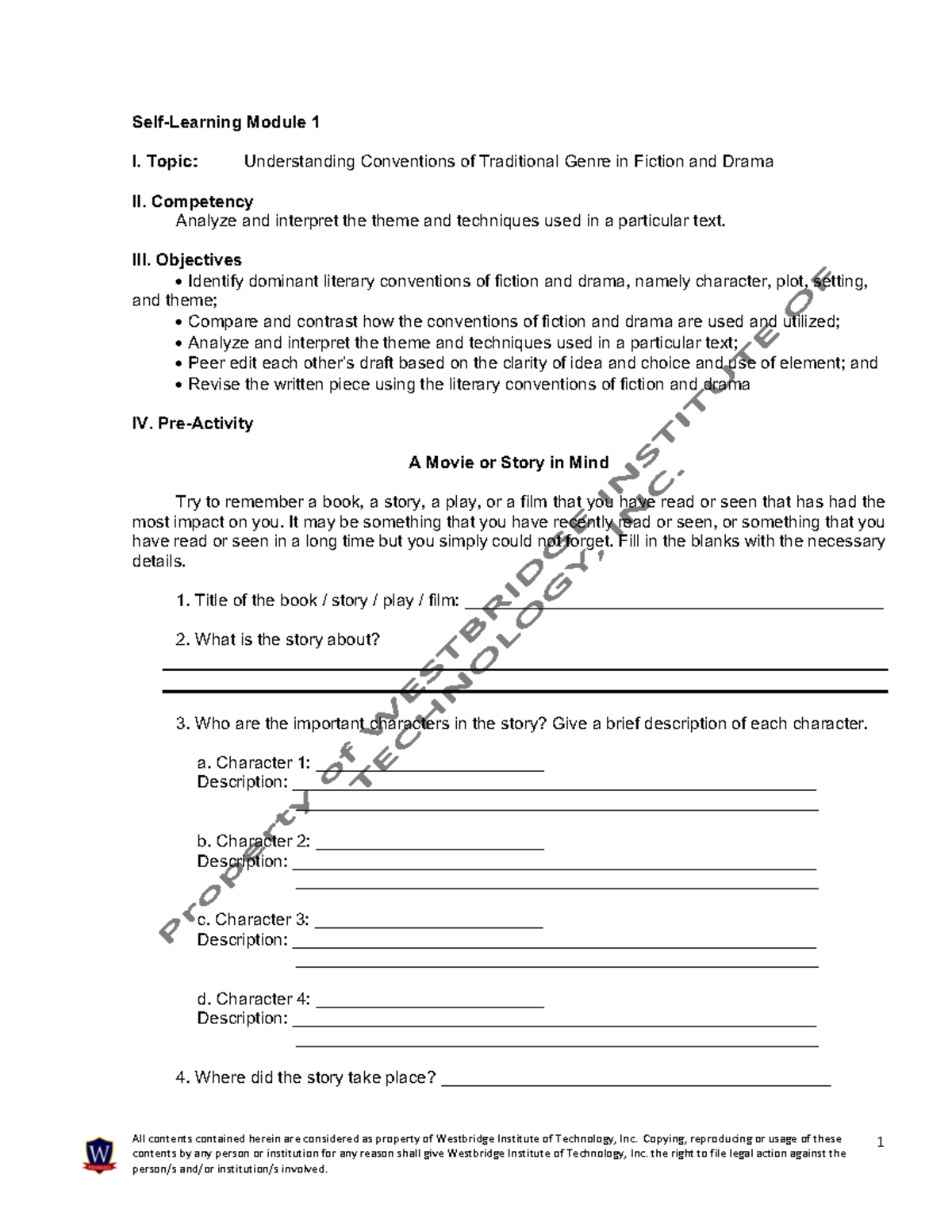 522468477 Creative Non Fiction 1 12Modules - All contents contained ...