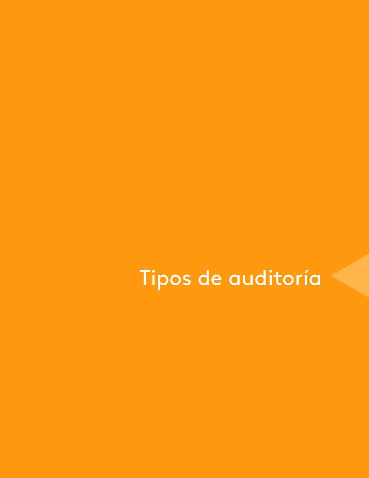 Niif eje 1 - hhhh - Tipos de auditoría ÍNDICE Tipos de - Studocu