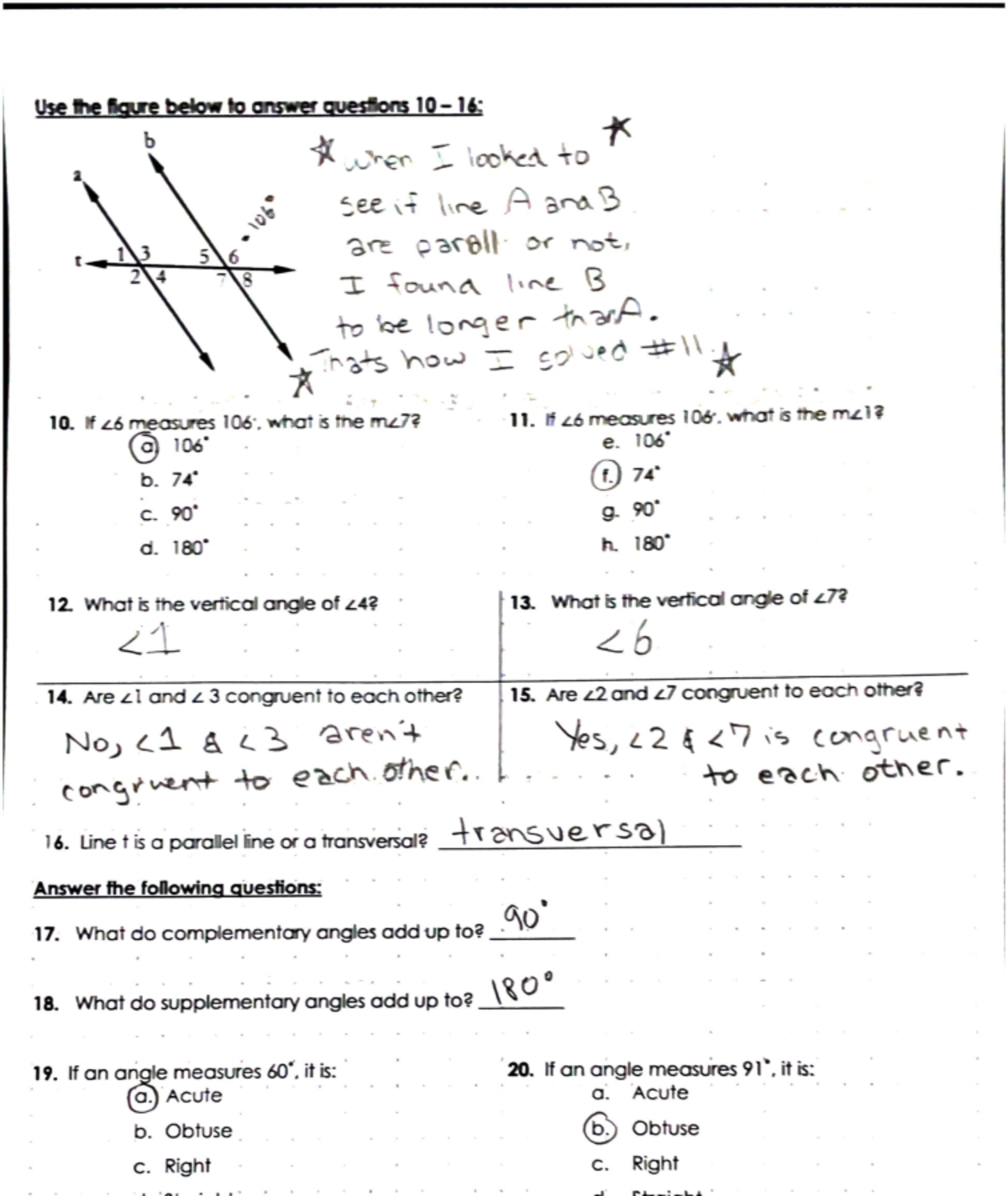 Sojitra 5 11 SD Angles Graded Assignment - Use the figure below to answer questions b when I ...