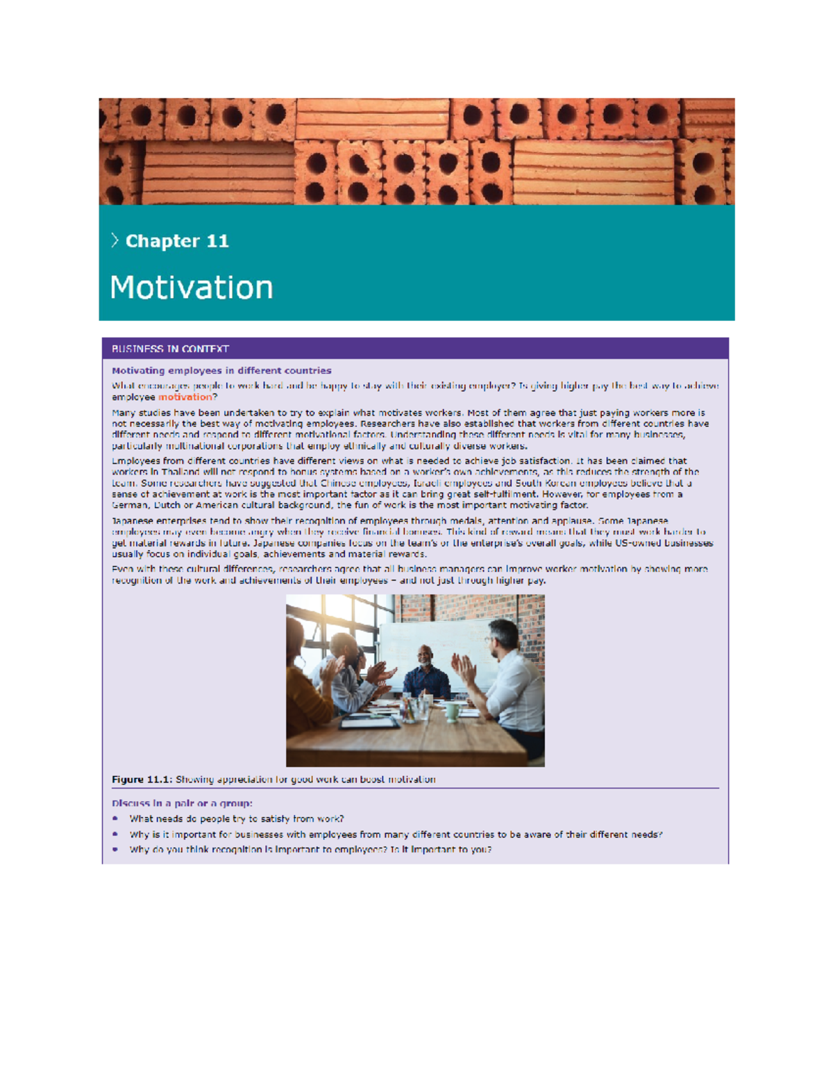 CH11 AICE Business - lol - Studocu