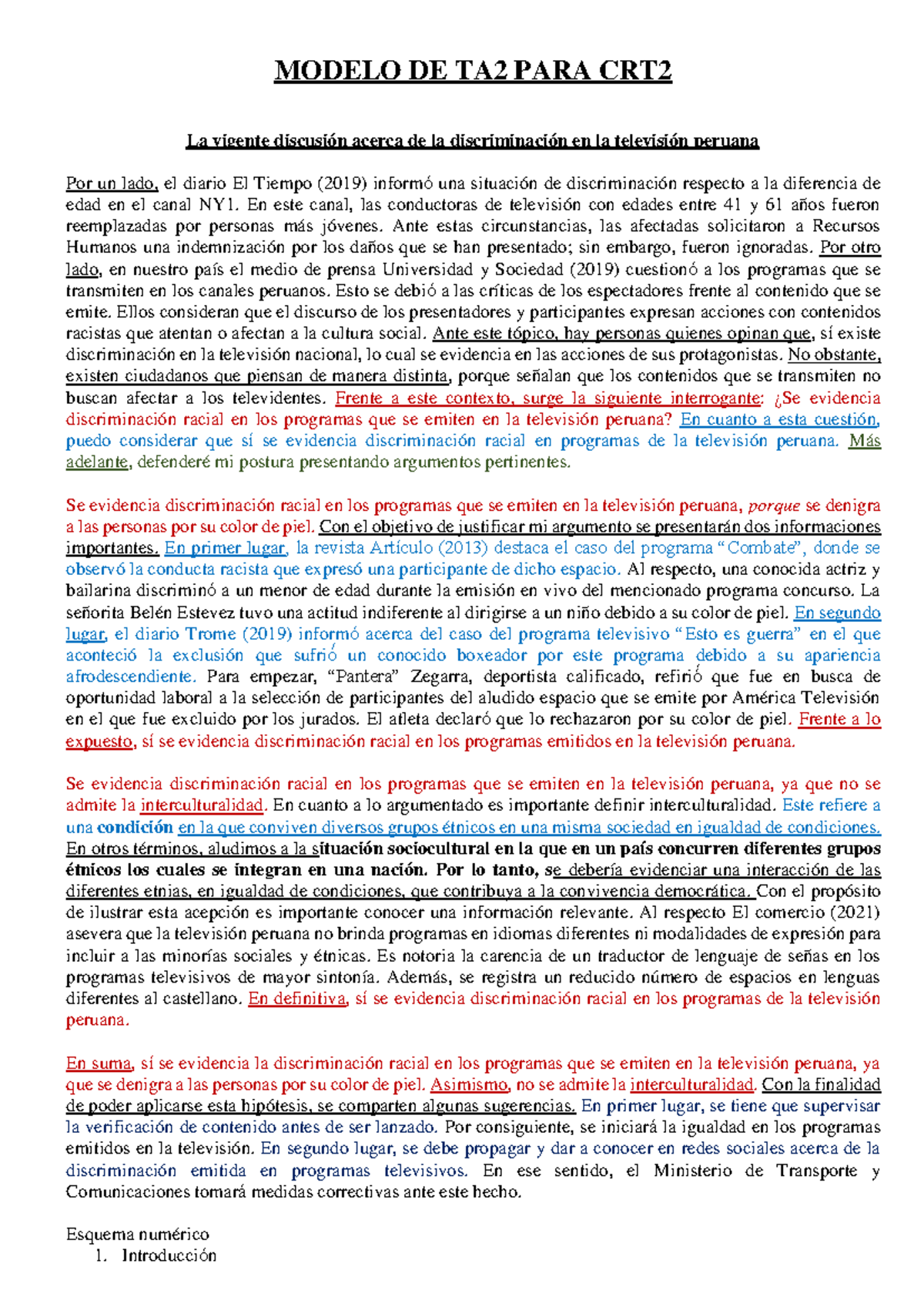 Modelo TA 2 crt2 - XD njsbs - MODELO DE TA2 PARA CRT La vigente ...
