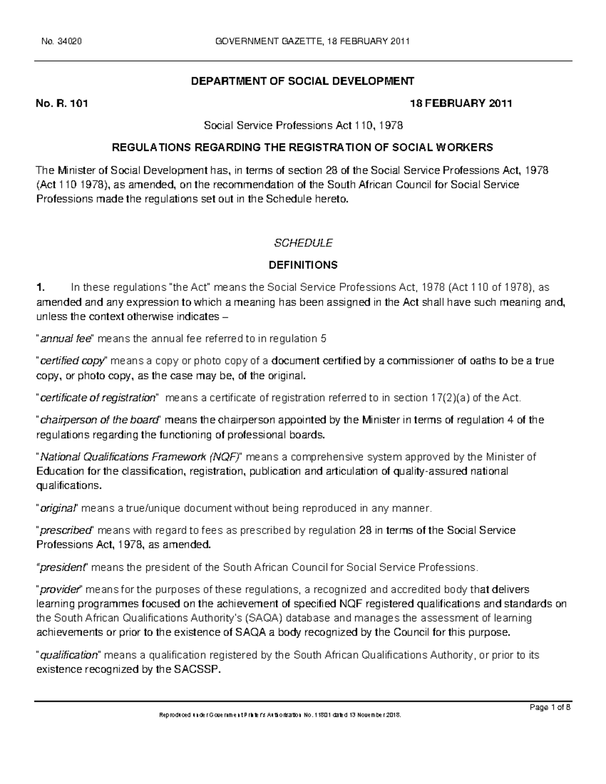 registration of social workers on the SACSSP website - Page 1 of 8 ...