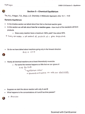 Chem 1210 sample final exam and answers - CHEM 1210 - Studocu