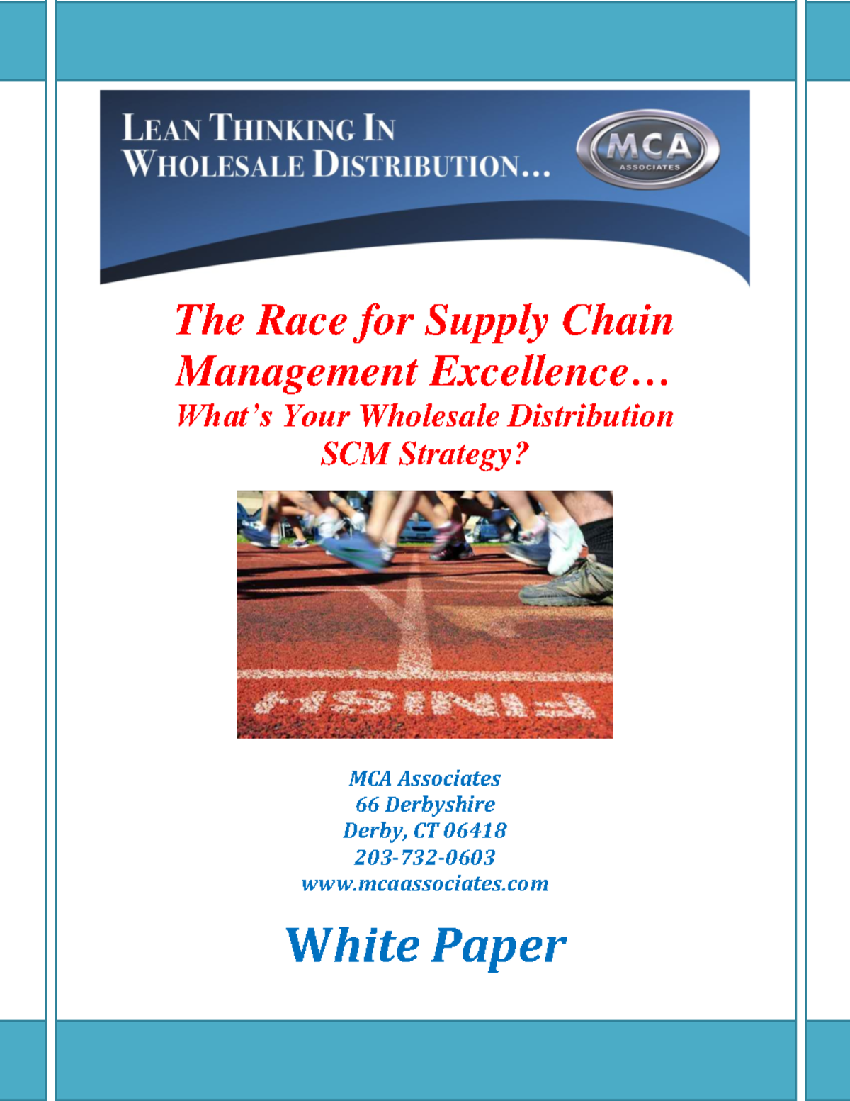Example of White Paper - businesss - The Race for Supply Chain ...