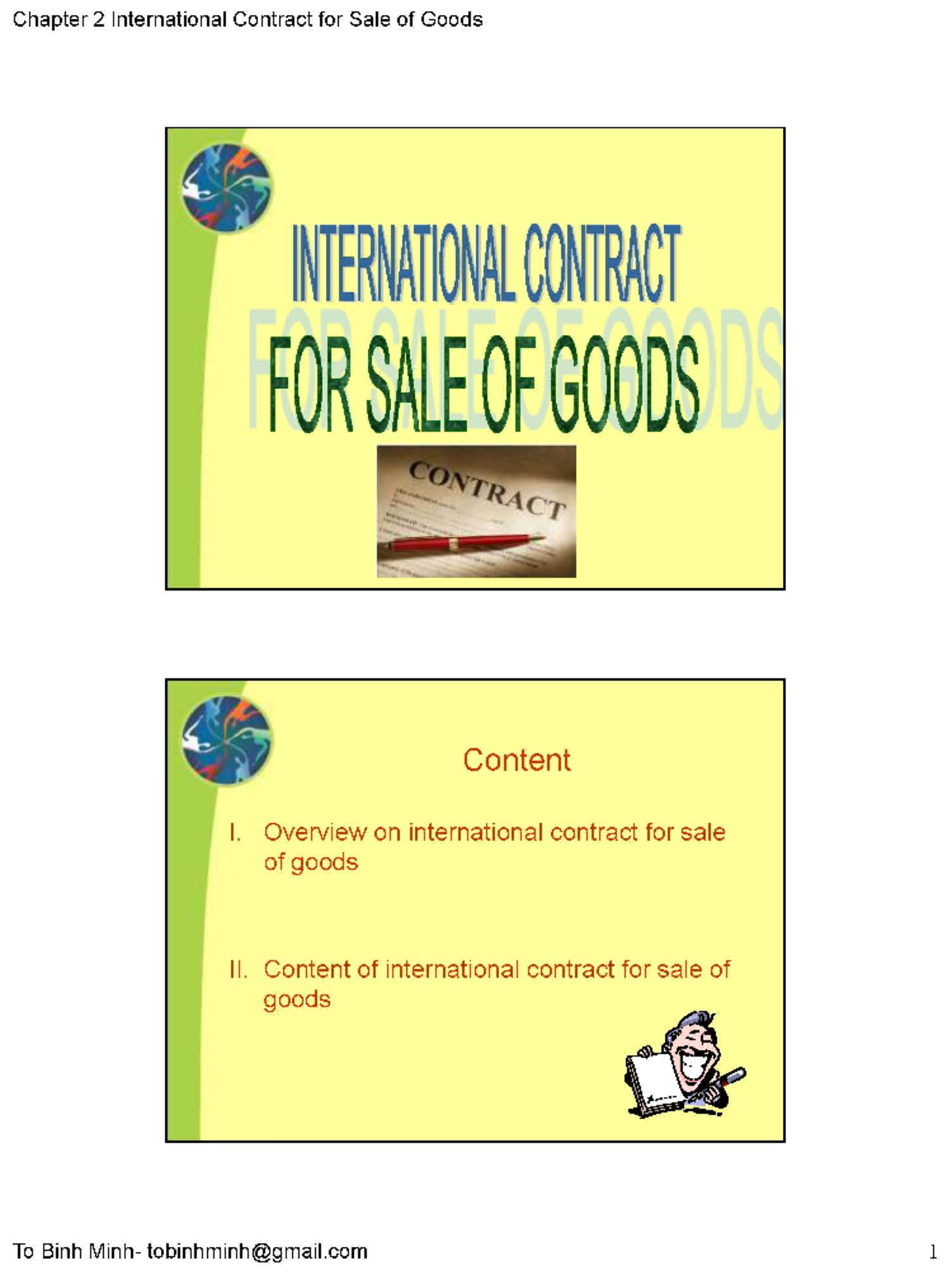 Ch2. International contract-hdt - International Trade Transactions ...