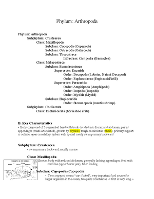 Marine bio study guide on Vertebrates - Chapter 32 (Vertebrates) the ...