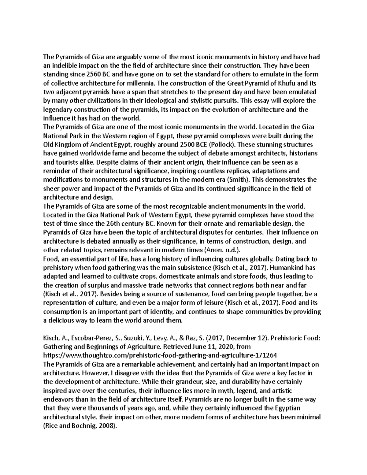 The Pyramids of Giza Essay - The Pyramids of Giza are arguably some of ...