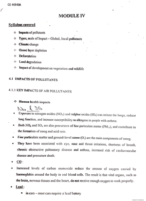 EE mod3 - study material - Environmental impact assessment - Studocu