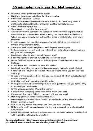 Math 3 Tutorial Notes - Math 3 Measurement and Geometry – EDUC Tutorial ...