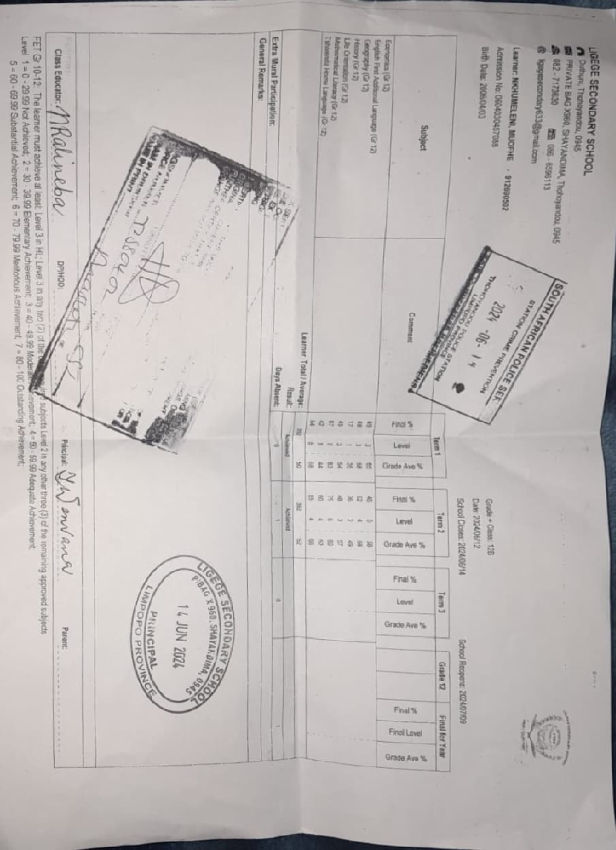Adobe Scan Jun 17, 2024 - Notes - LIGEGE SECONDARY SCHOOL Duthuni ...