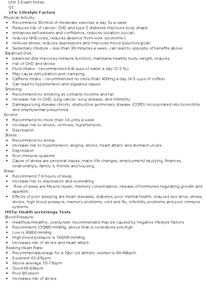 BTEC Sport Level 3 Revision Guide Cardiovascular System - BTEC Revision ...