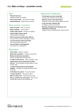 NEW Matura Practice translations 2023 edytowalny - translations POZIOM ...